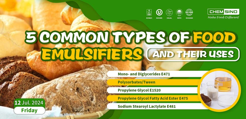 Emulsifiers in Food - Definition, Functions, Types & Uses | CHEMSINO