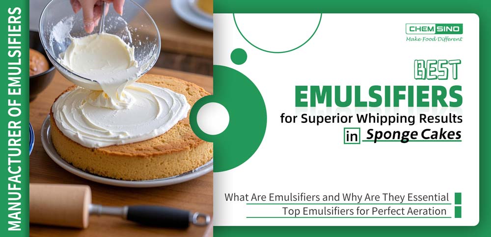 Top 5 Cake Emulsifiers and Their Applications in Baking